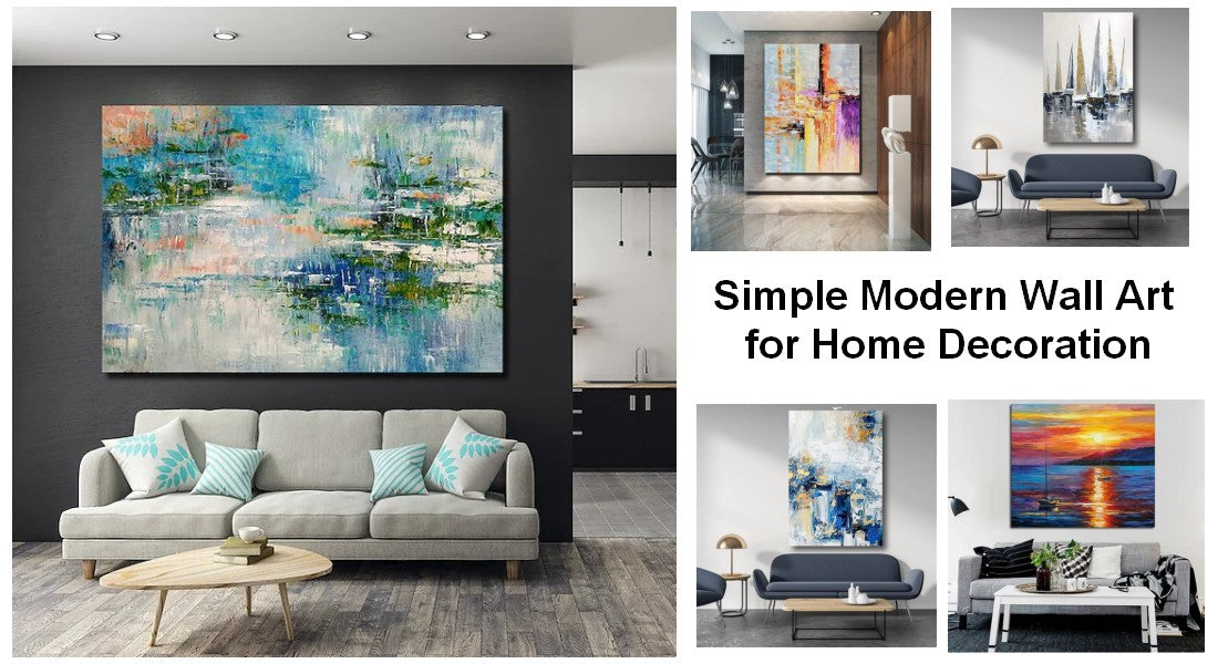 Simple Modern Art, Simple Abstract Art Ideas, Modern Paintings for Liv ...