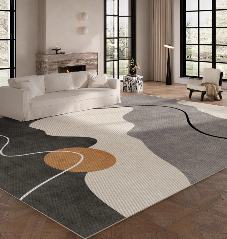 Large Geometric Modern Rugs for Living Room, Modern rugs 8x10, Modern ...
