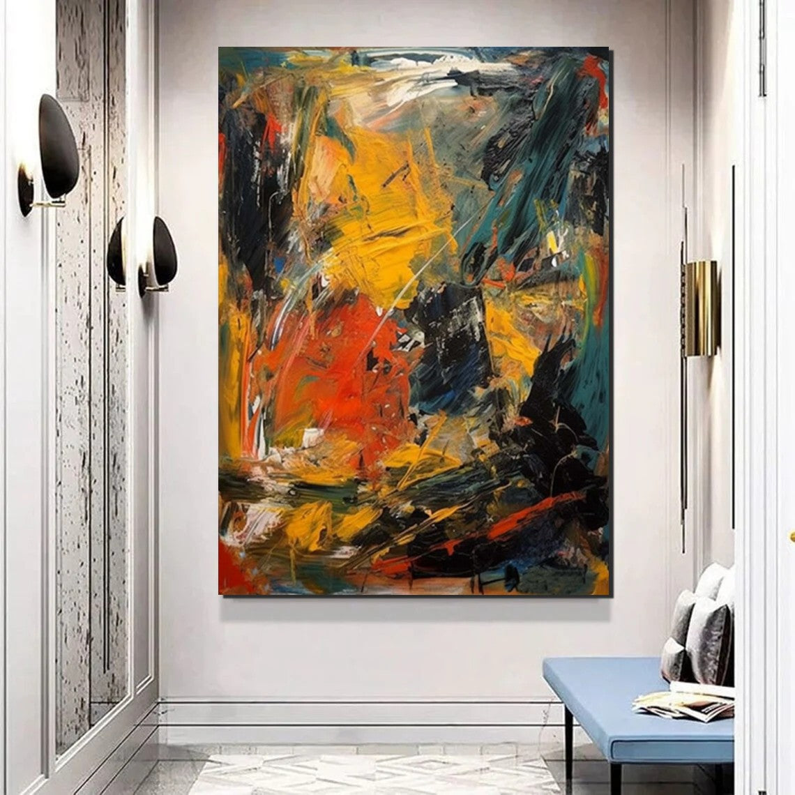 Acrylic Paintings on Canvas, Heavy Texture Painting, Buy Paintings Onl ...