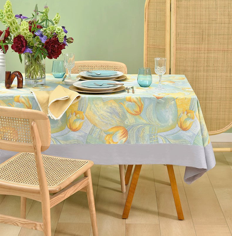 Country Farmhouse Tablecloth, Extra Large Rectangle Tablecloth for Din ...