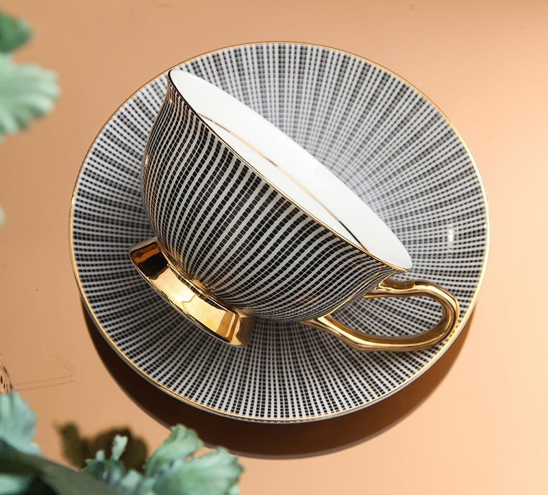 Elegant Ceramic Cups, Unique Modern Coffee Cup and Saucer, Creative Bo ...