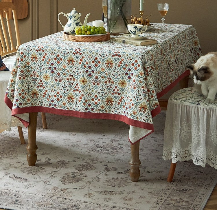 Large Rectangle Tablecloth for Home Decoration, Square Tablecloth for ...
