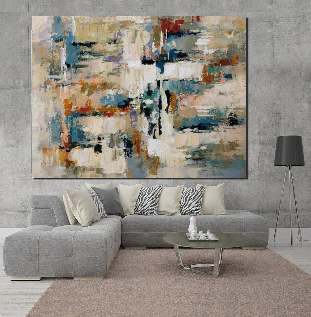 Extra Large Paintings, Acrylic Abstract Art, Modern Abstract Acrylic P ...