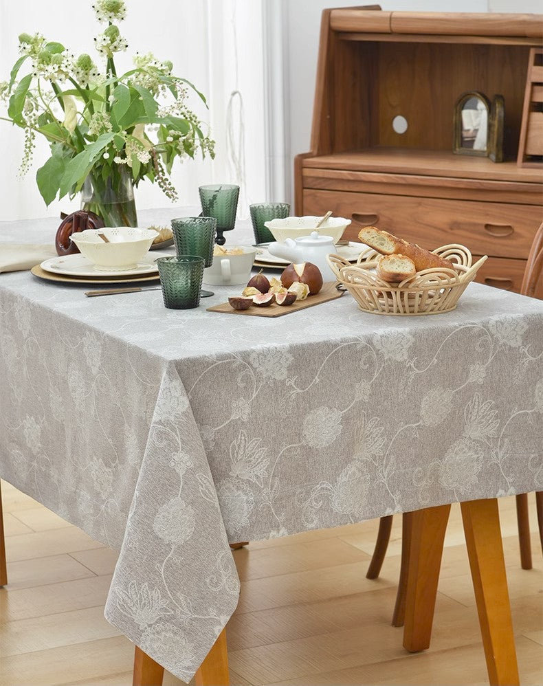 Rustic Table Covers for Kitchen, Country Farmhouse Tablecloth, Square ...