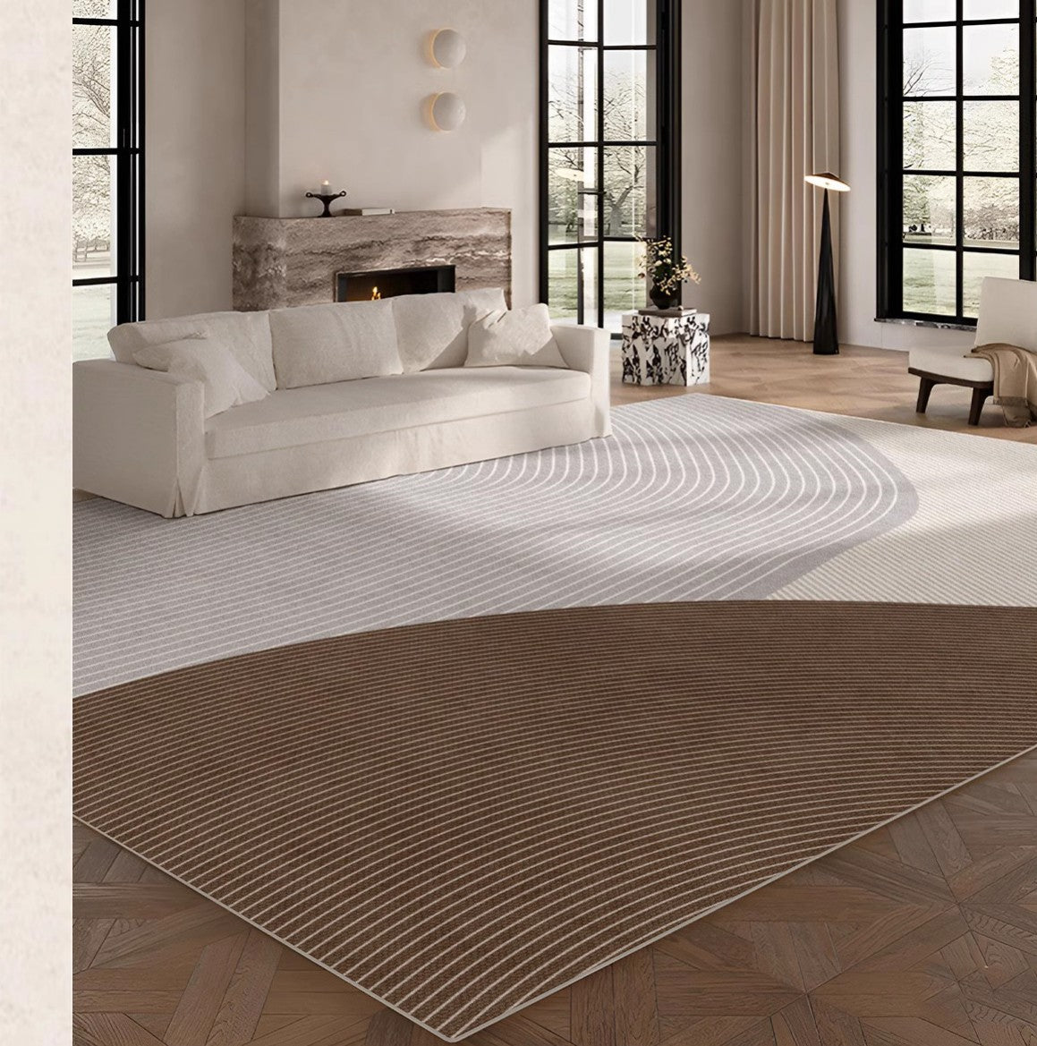 Large Geometric Rugs for Living Room, Abstract Modern Area Rugs for Be ...