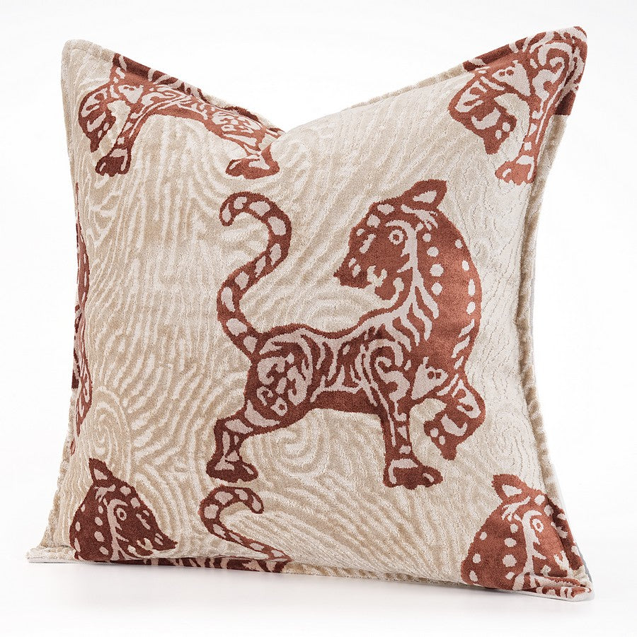 Large Modern Sofa Pillow Cases, Abstract Tiger Pattern Decorative Thro ...