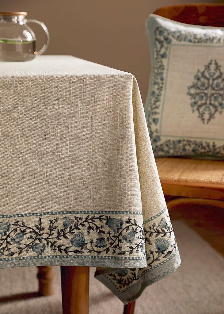 Modern Kitchen Table Cover, Table Cover for Dining Room Table, Flower ...